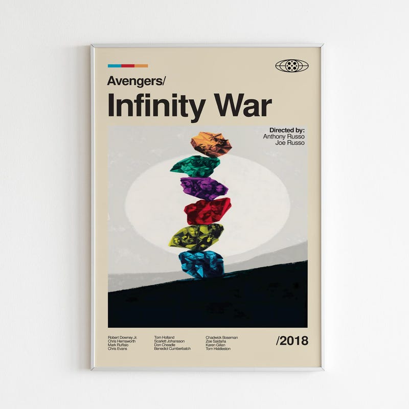 Avengers Infinity War Poster - Etsy