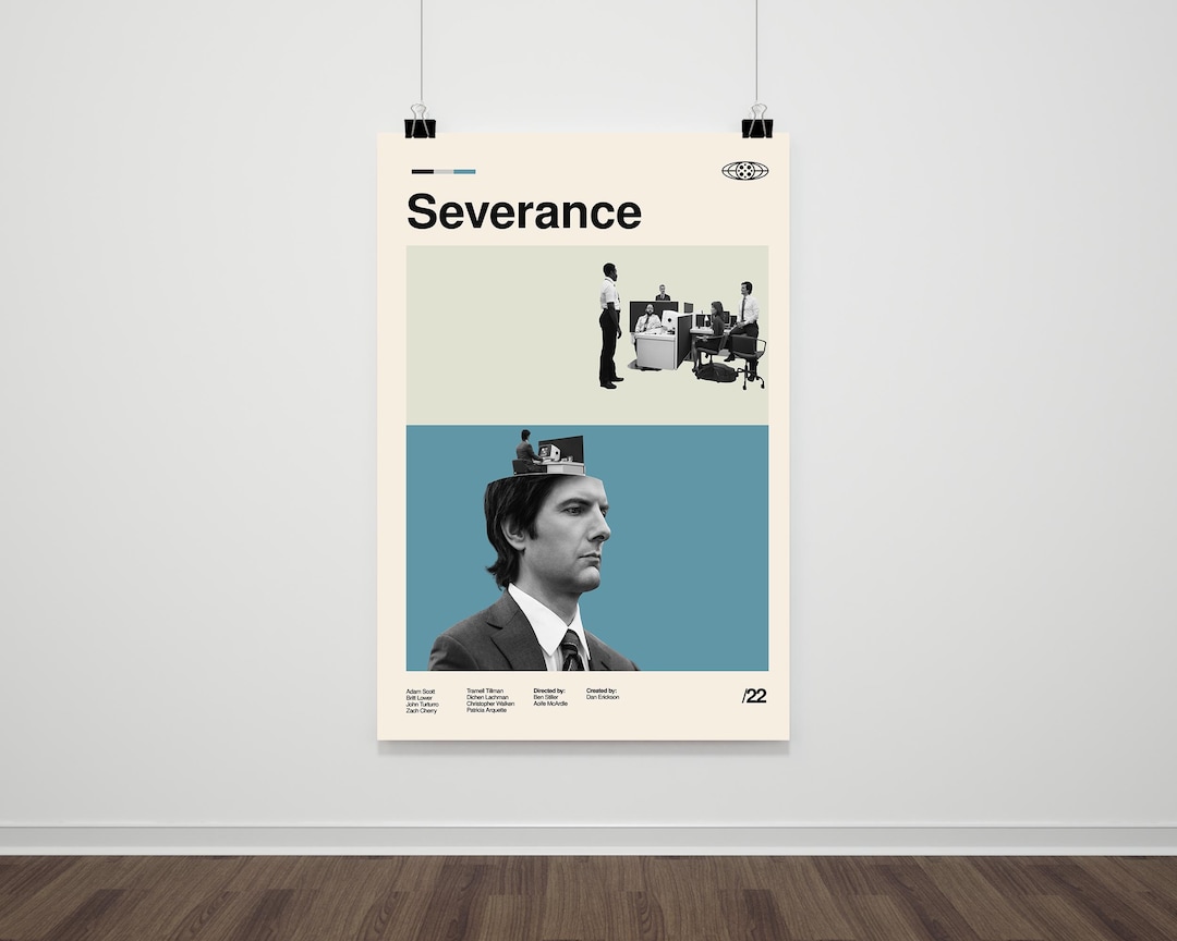 Severance Poster, Retro Movie Print, Modern Vintage Movie Posters,mid ...