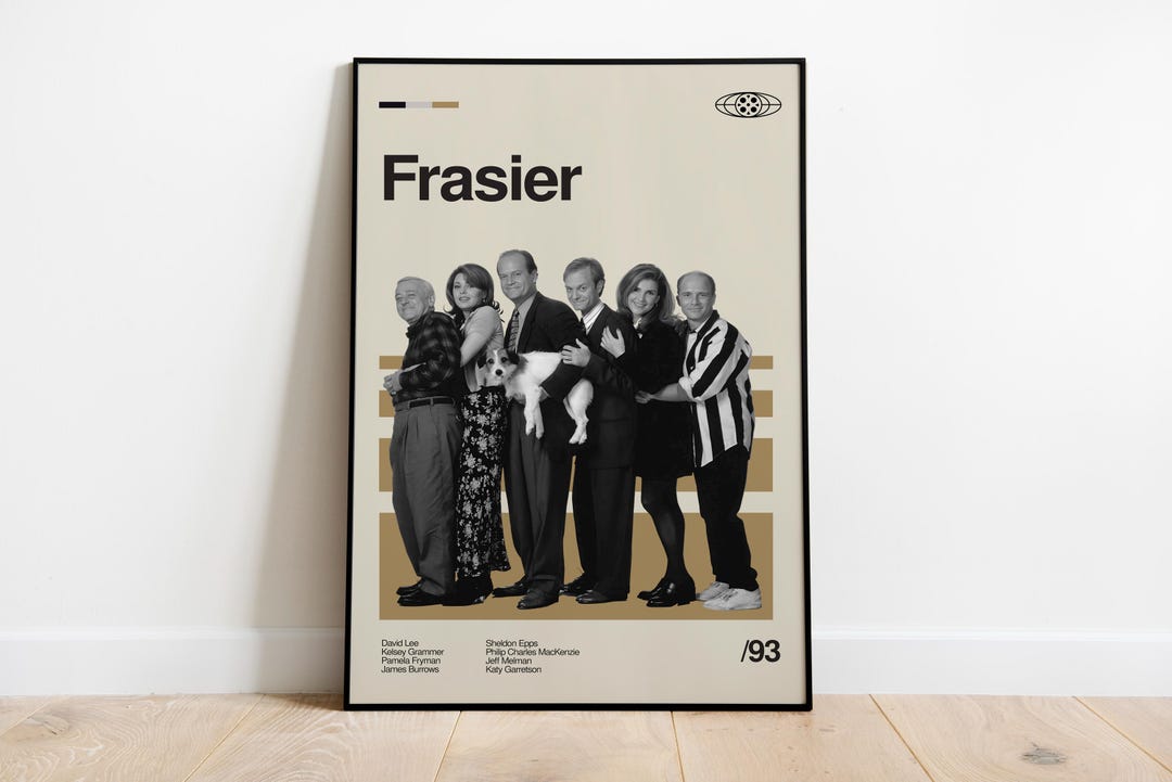 Frasier Movie Poster, Retro Movie Print, Modern Vintage Movie Posters ...