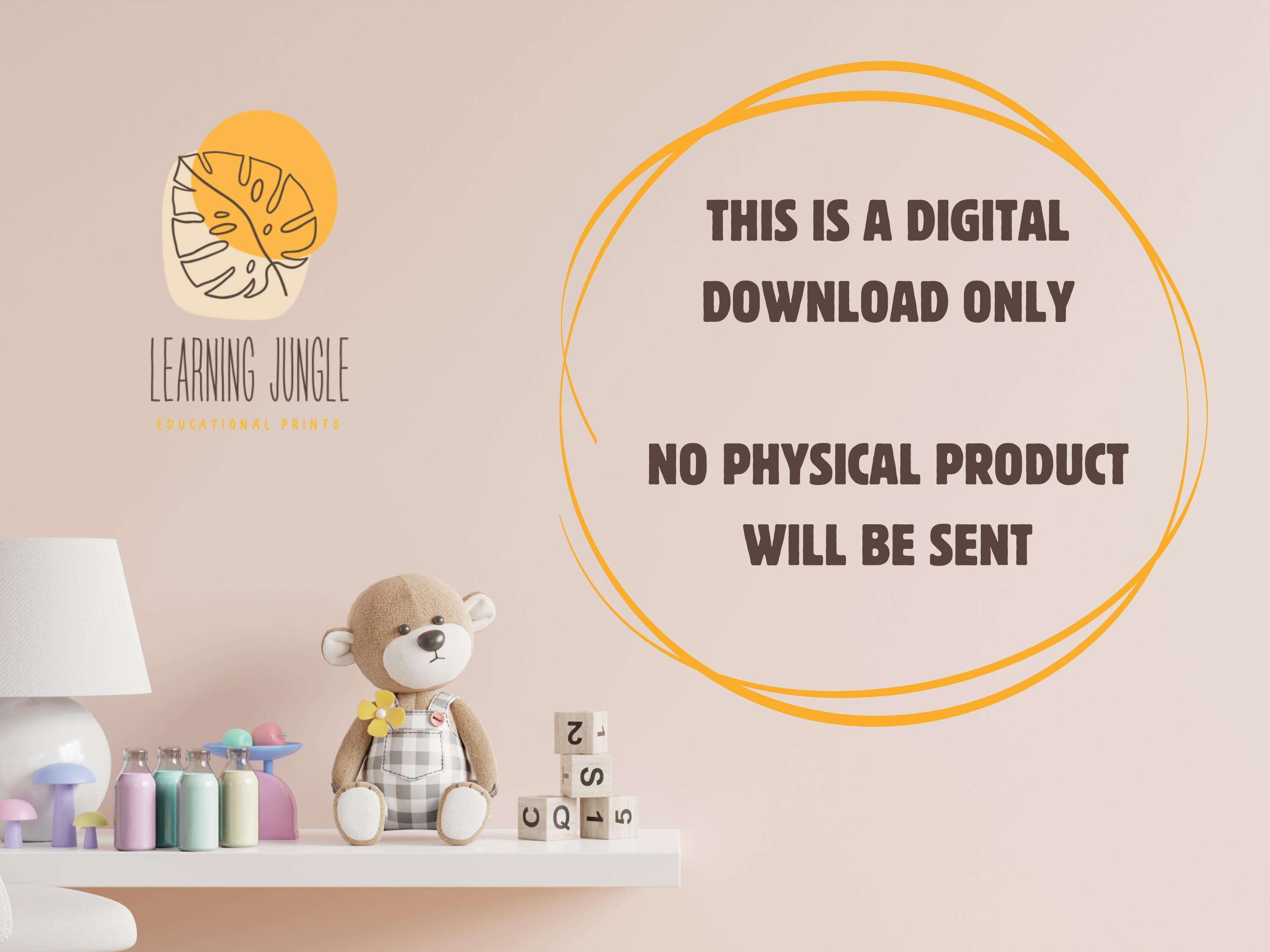 1 to 100 Numbers Poster for Kids | Educational Printable | Wall Art for ...