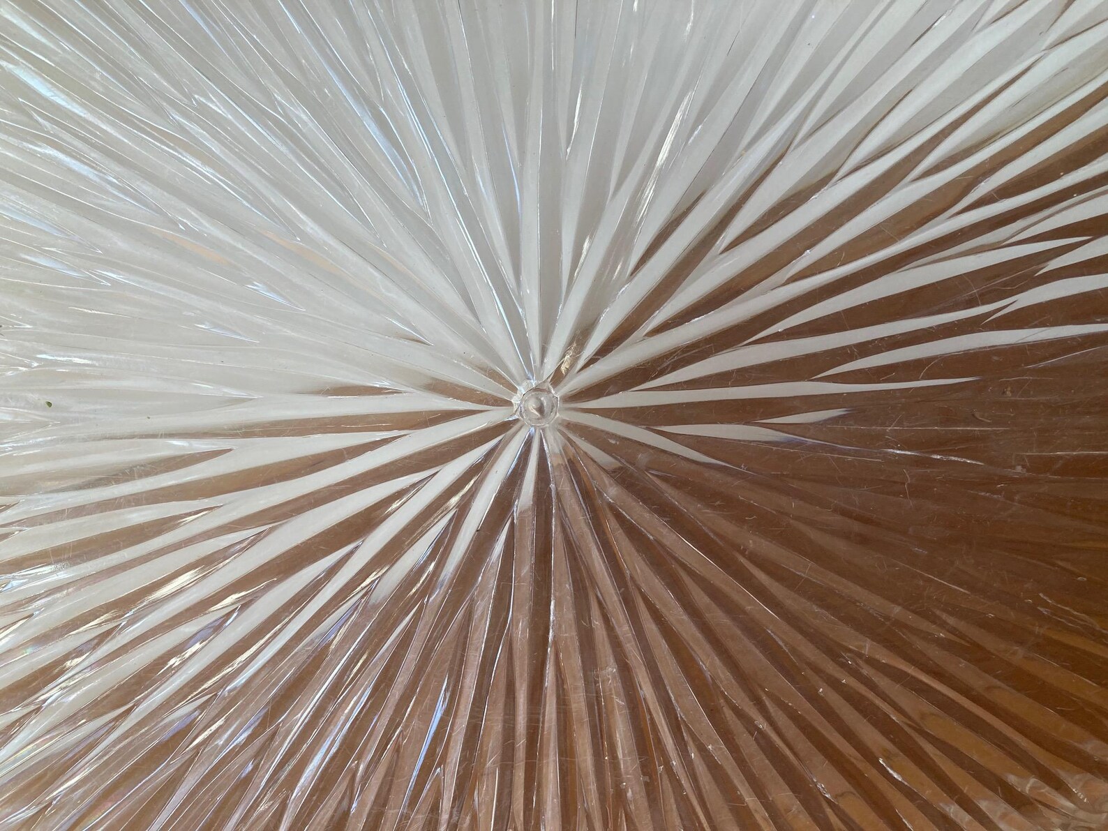 Midcentury Starburst Diamond Clear Plastic Acrylic Tray - Etsy