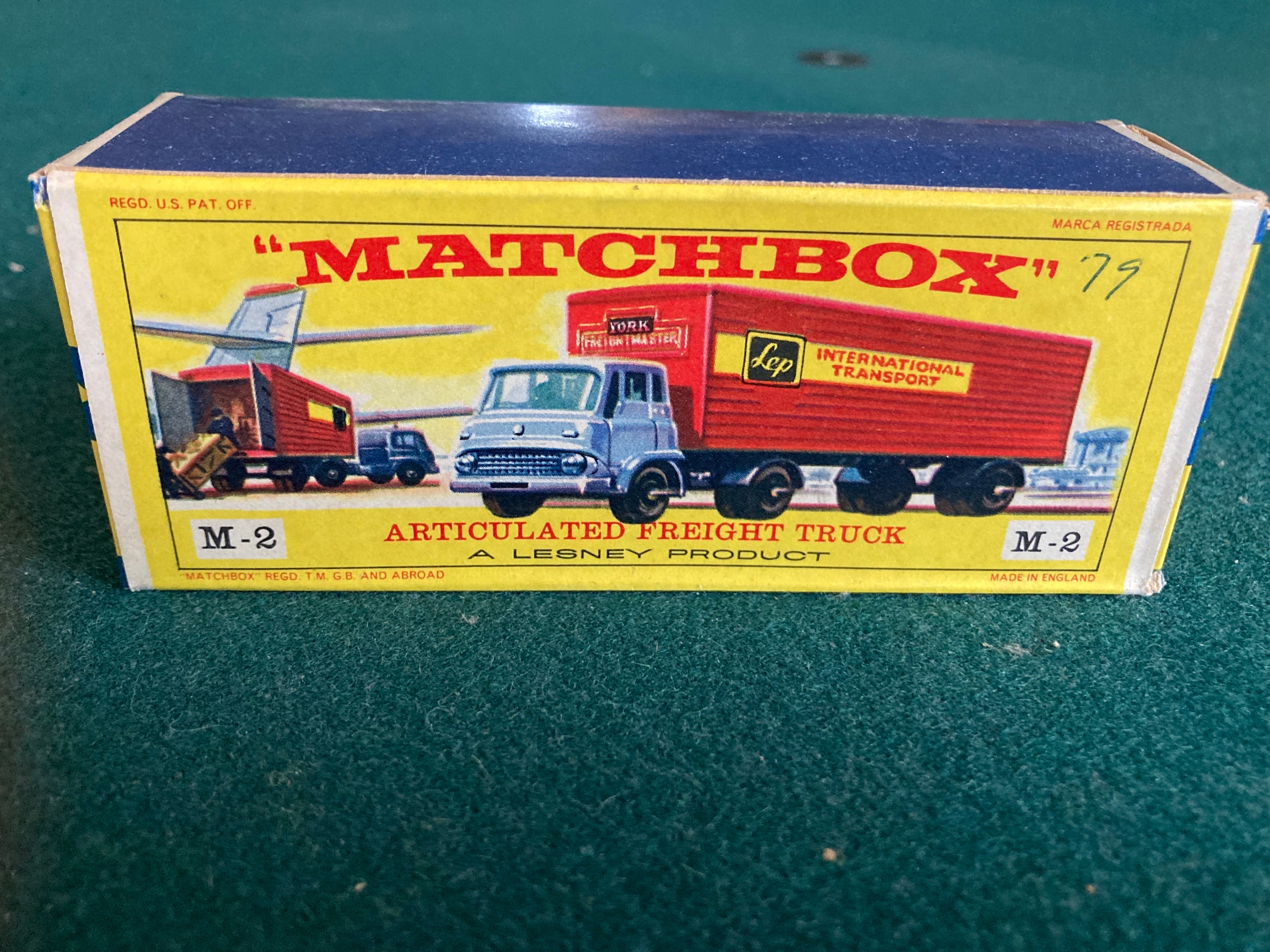Original Matchbox M-2 Articulated Freight Truck Major Pack - Etsy
