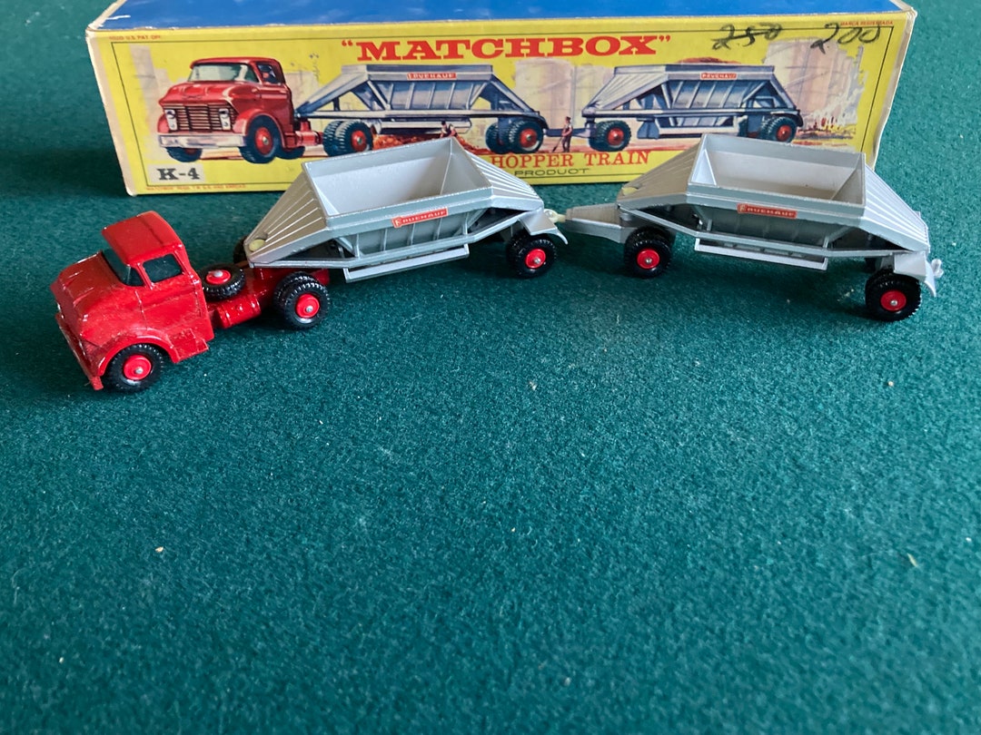 MATCHBOX Lesney King Size Fruehauf Hopper Train K4 - Etsy