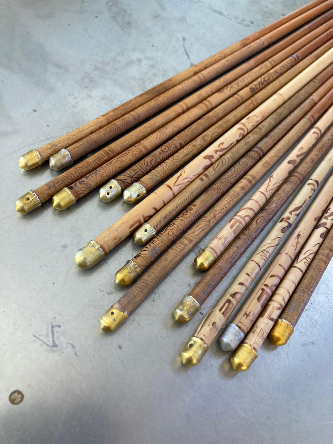 Antique Hand Made Custom Chopsticks Lot of 16 - Etsy
