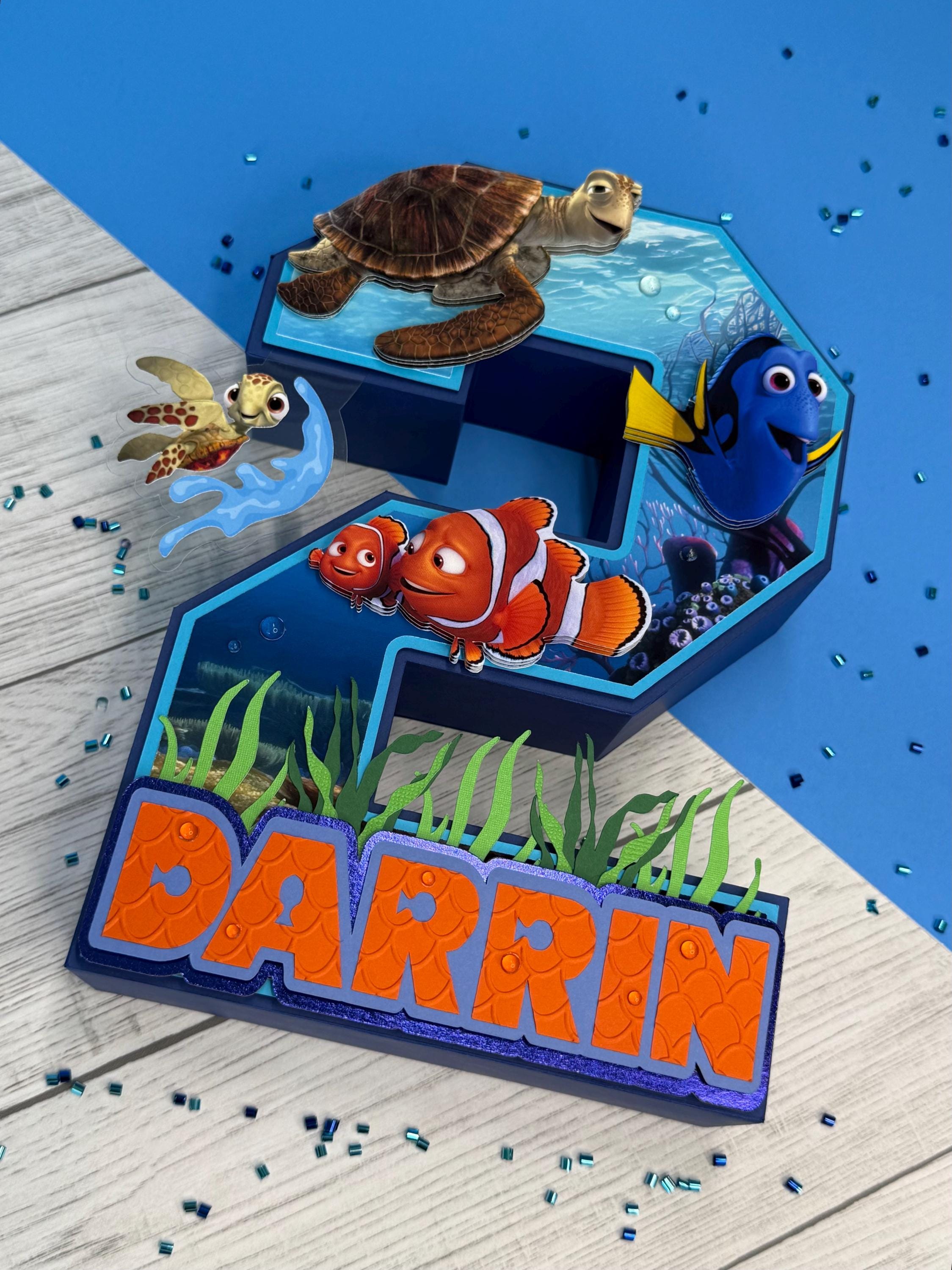 Finding Nemo 3D Number: Personalized Birthday Party Centerpiece - Etsy
