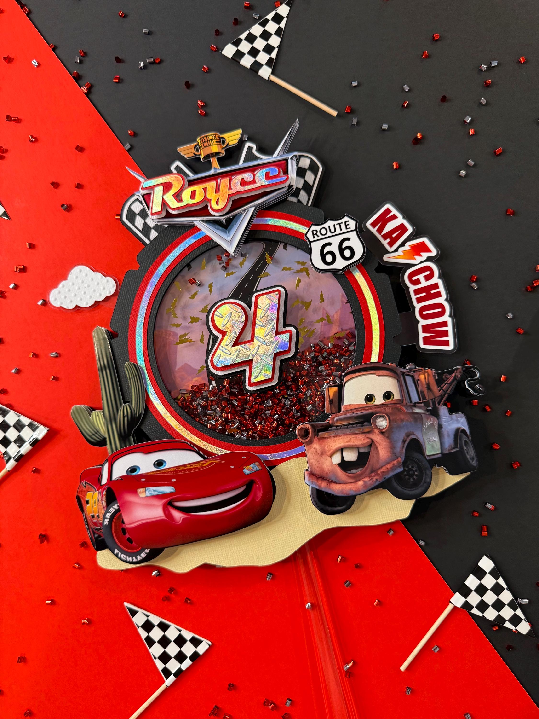 Lightning Mcqueen Cake Topper, Mcqueen Cake Topper, Mater Cake Topper ...