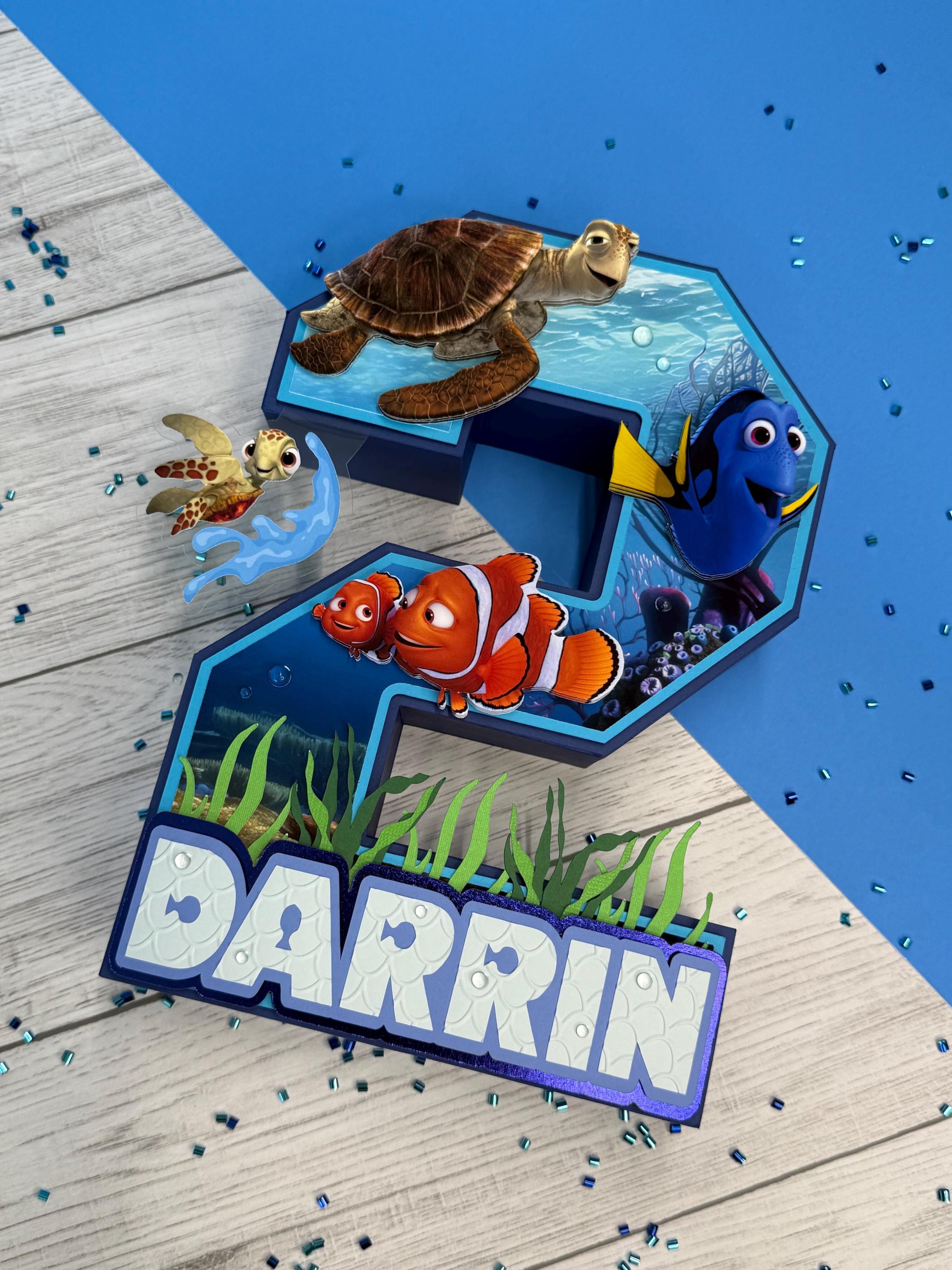 Finding Nemo 3D Number: Personalized Birthday Party Centerpiece - Etsy