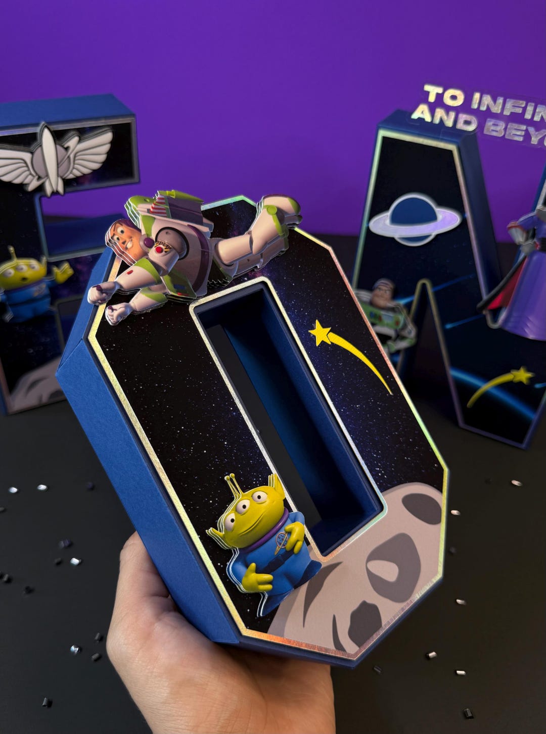 Buzz Lightyear 3D Letter, Buzz Lightyear Personalized 3D Letter, Buzz ...