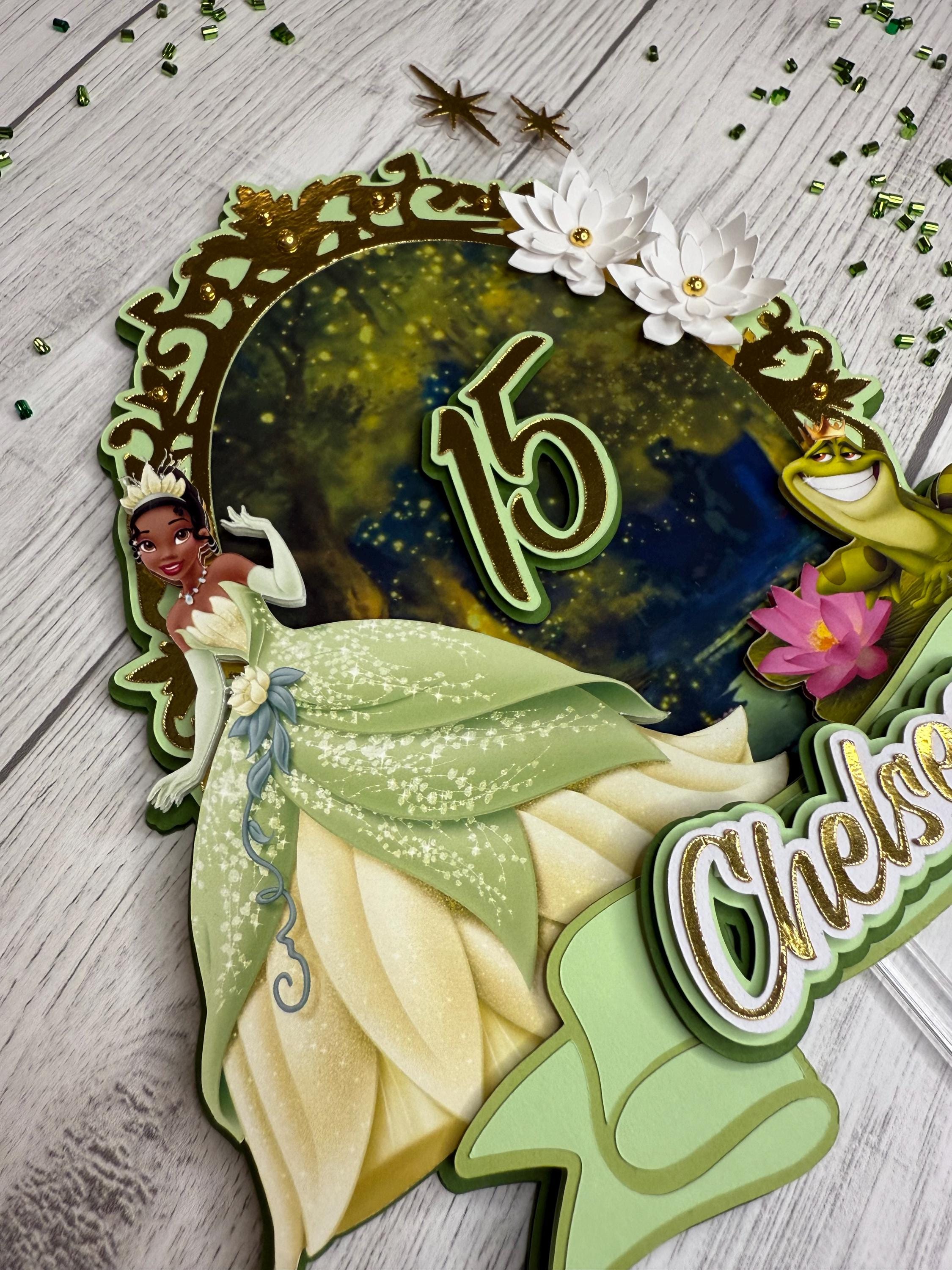 Princess Tiana Cake Topper, Princess Tiana Topper, Tiana Cake Topper ...