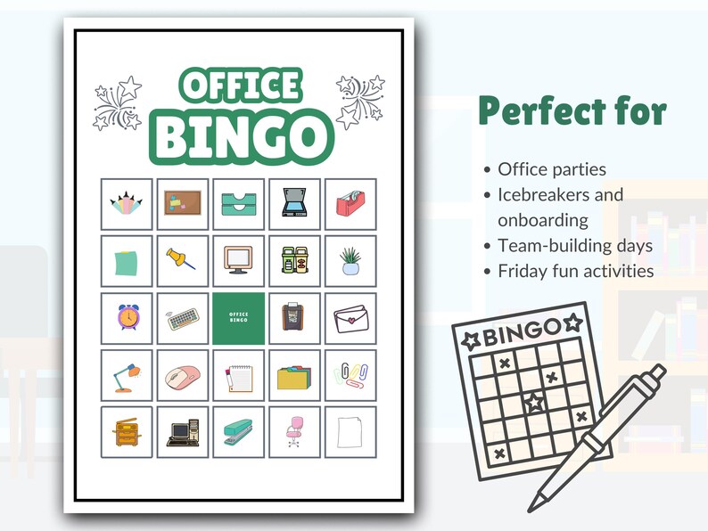 Printable Ice Breaker Game – Fun Office Games for Adults Team Building ...