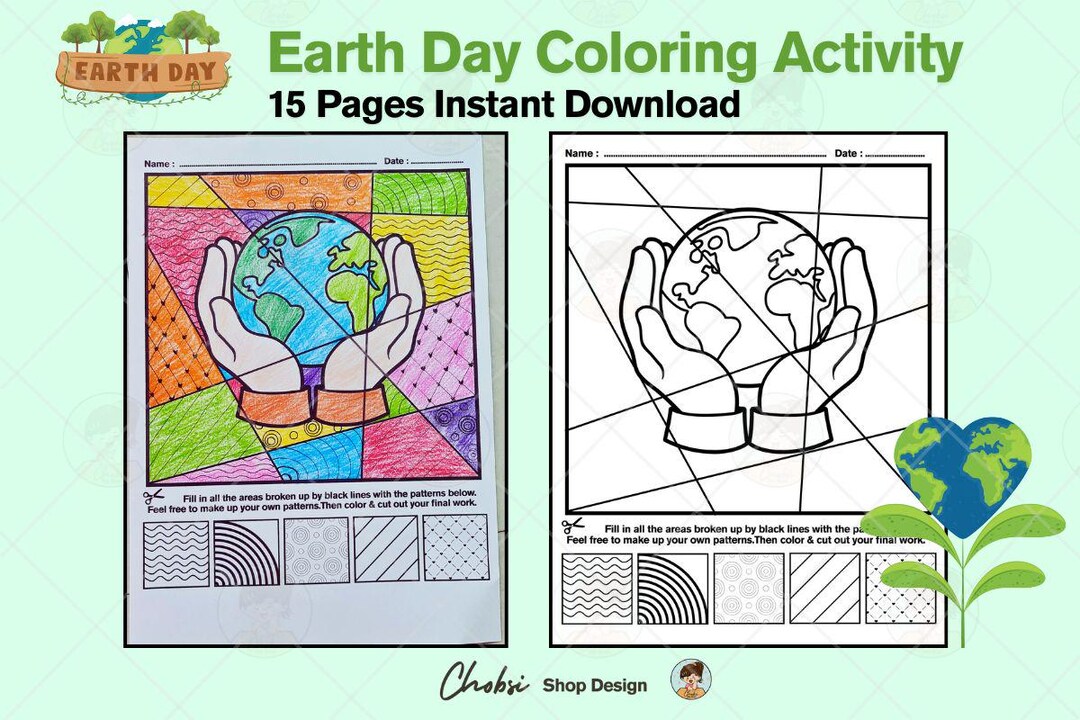 Printable Earth Day Coloring Pages,fun Earth Day Arts and Crafts ...