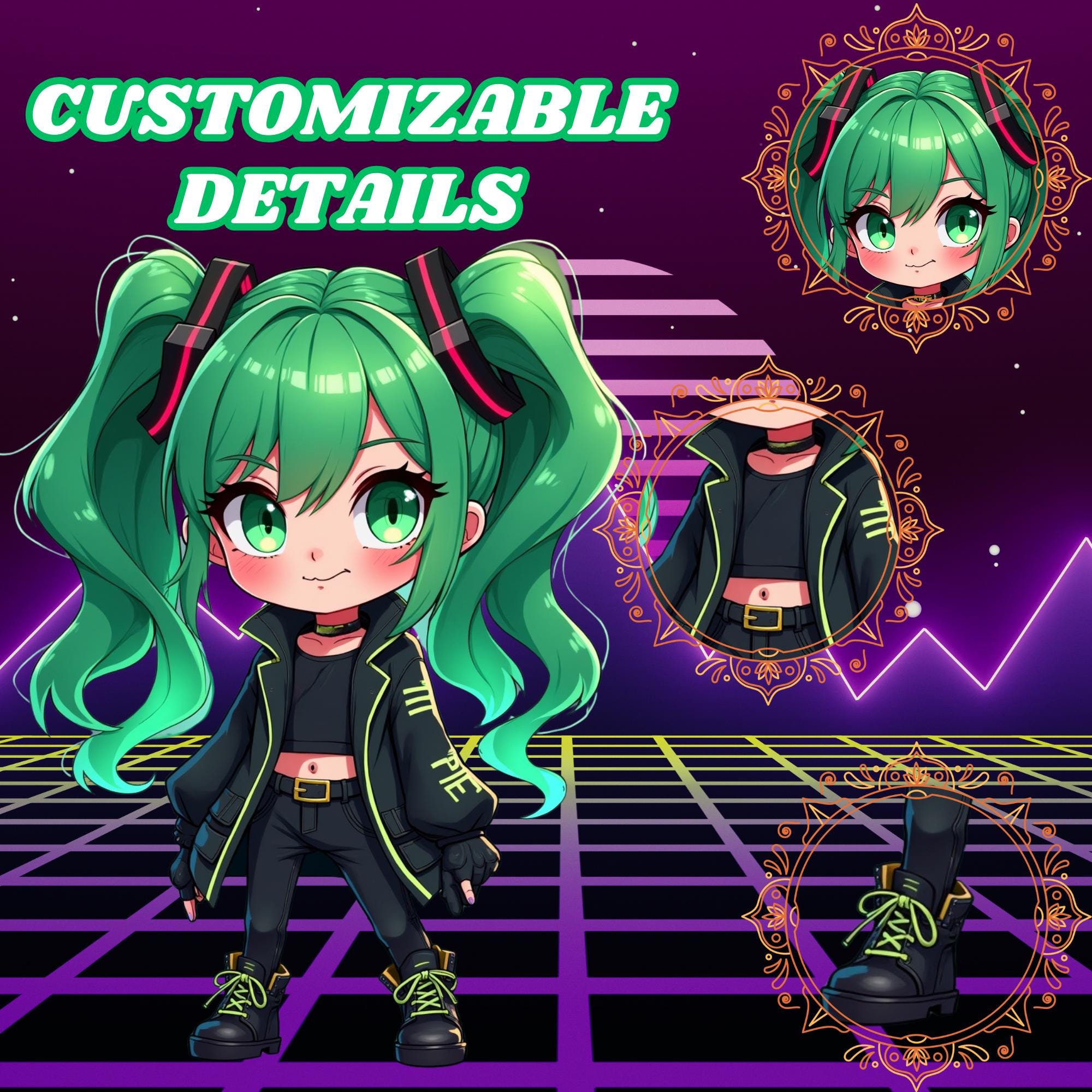 Vtuber CHIBI/ Vtuber Live2d Personalizzato/ Risorsa Vtuber/animazione ...