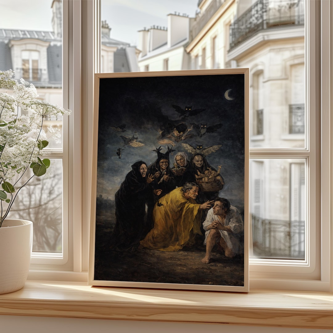 Francisco De Goya the Incantation Poster, Dark Witchcraft Art Print for ...