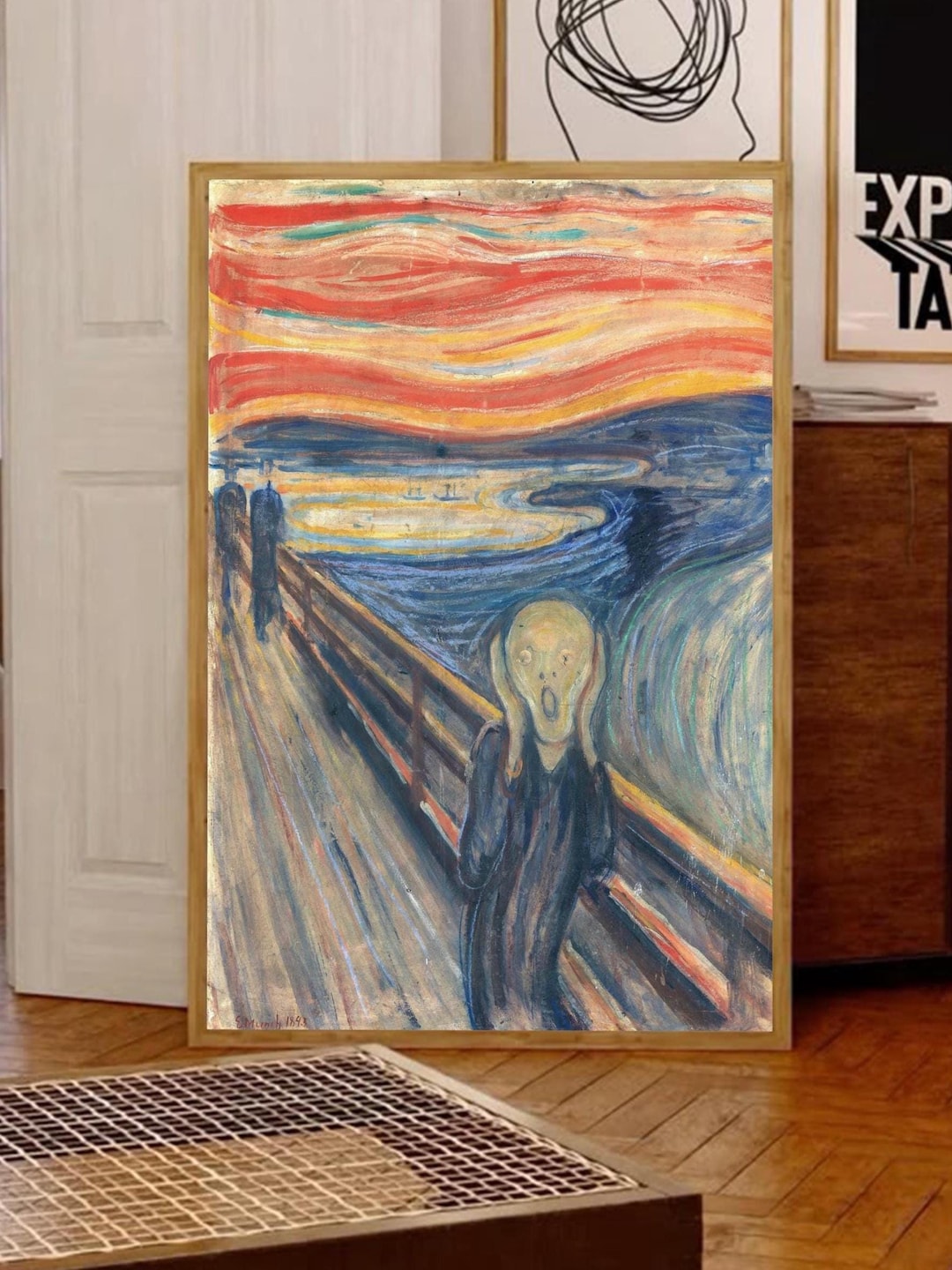 Edvard Munch the Scream Poster, Vintage Print, Expressionism Art ...