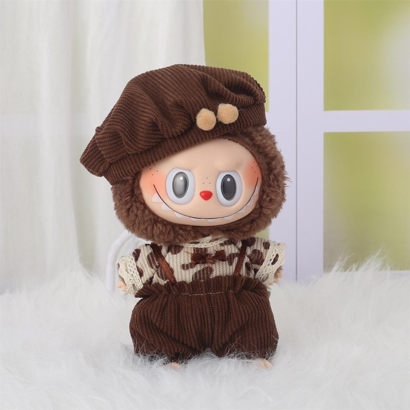 Labubu Handmade Doll Clothes, Adorable Labubu Leopard Pattern Dress ...