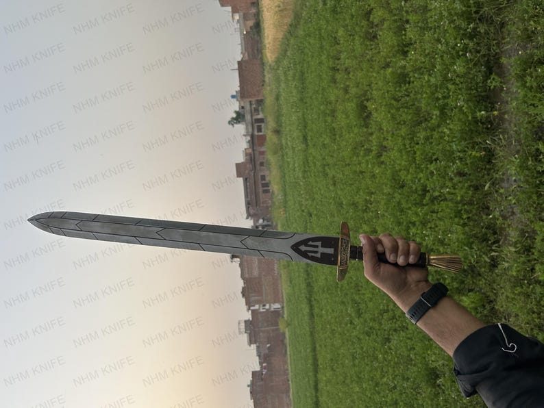 Percy Jackson and the Olympians Sword, Riptide Anaklusmos Sword With ...