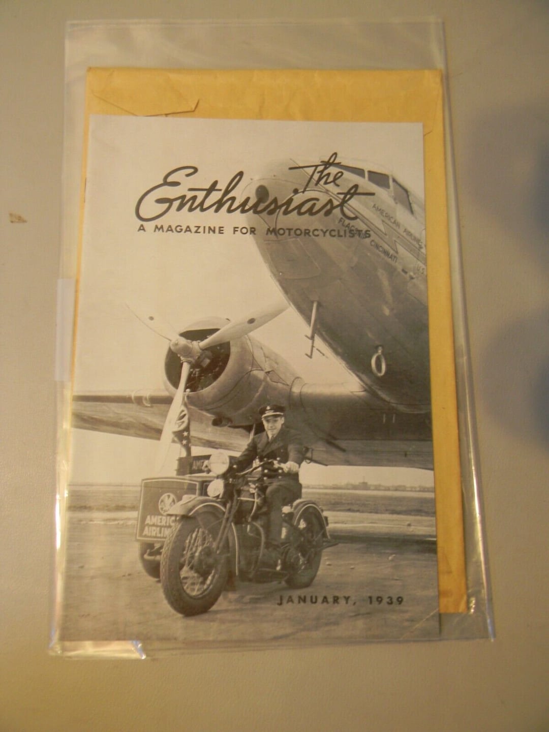 Vintage 1939 the Enthusiast a Magazine for Motorcyclists With American ...