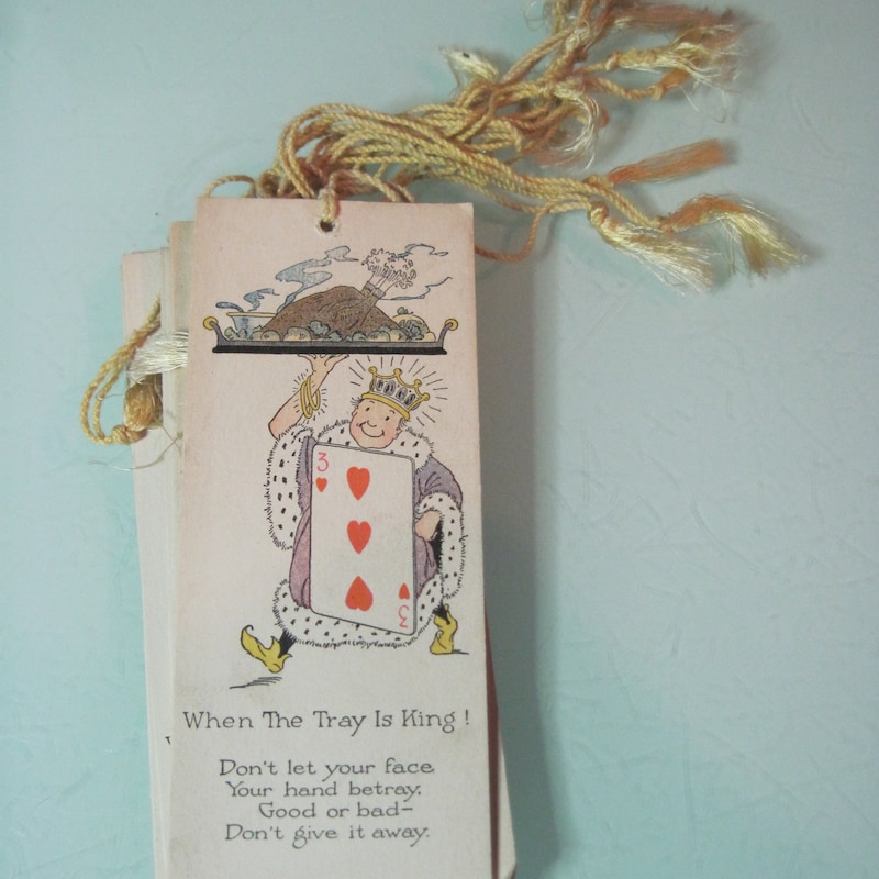 Thanksgiving Bridge Tally - Etsy