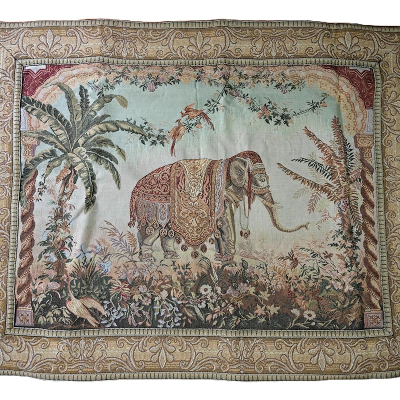 Royal Elephant Tapestry - Etsy