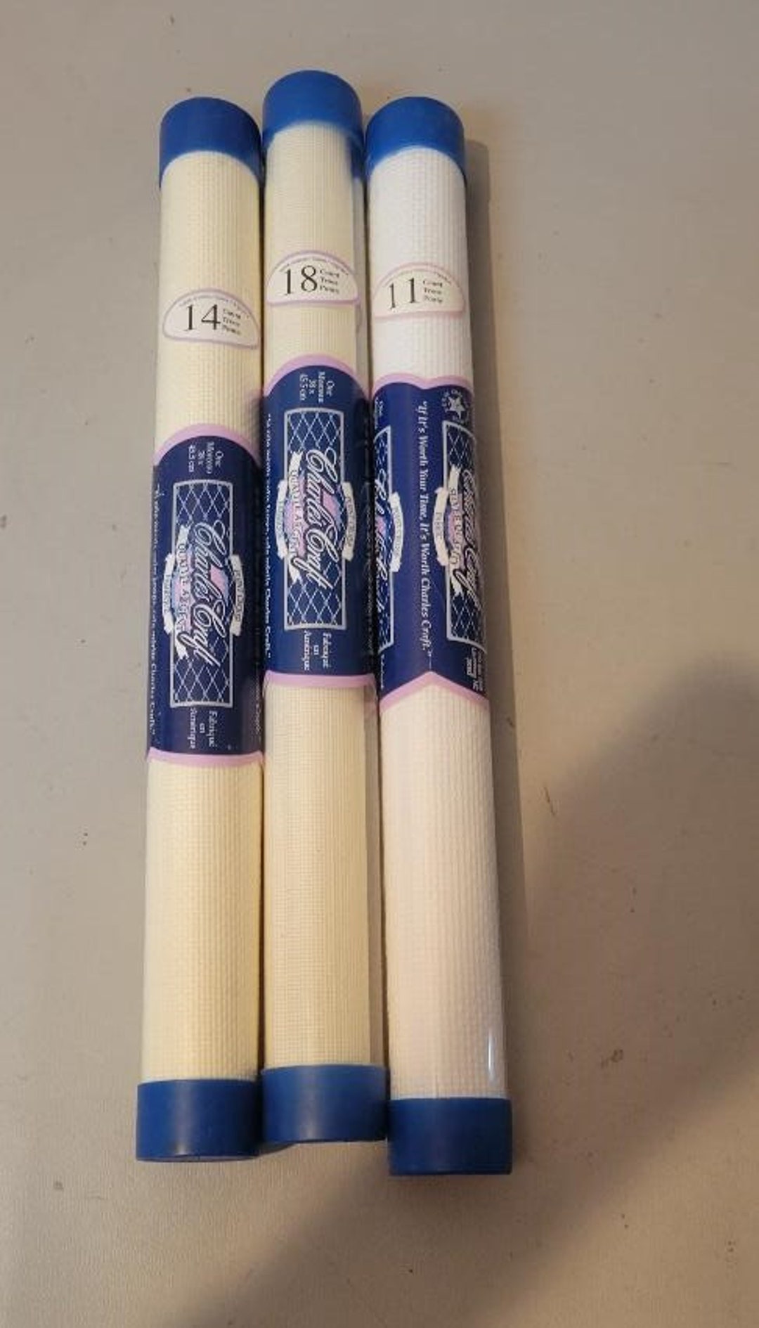 4 Tubes Charles Craft Cross Stitch Aida Cloth Fabric - Etsy