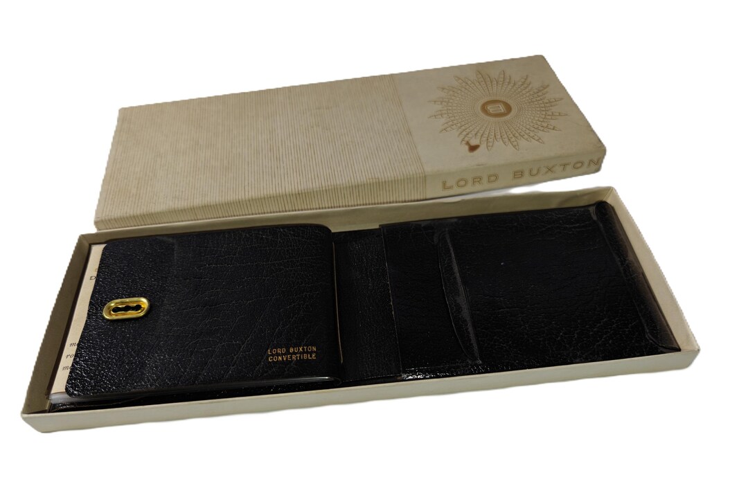 Vintage Men's Lord Buxton Leather Bifold Wallet - Etsy