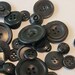 Lot of Vintage Black Buttons - Etsy