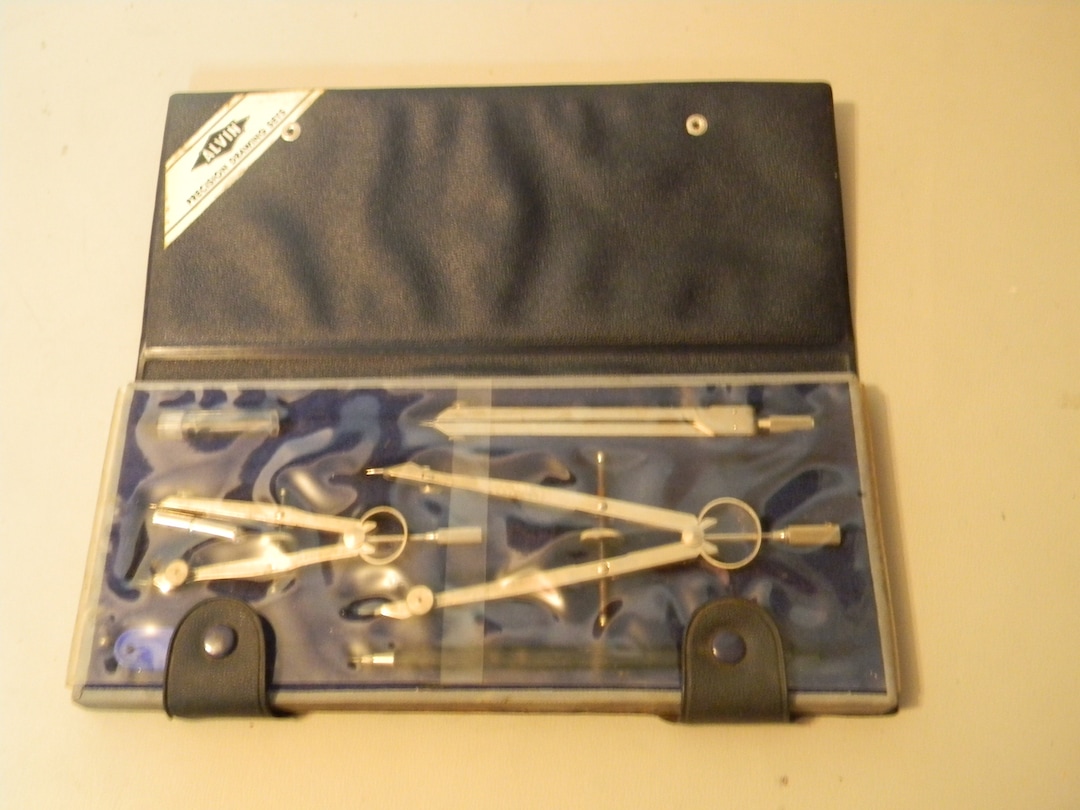 Vintage Alvin Drawing Drafting Set - Etsy
