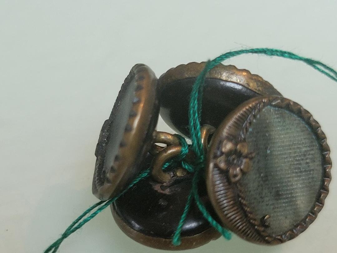 4 Antique Brass Moon and Sky Buttons - Etsy