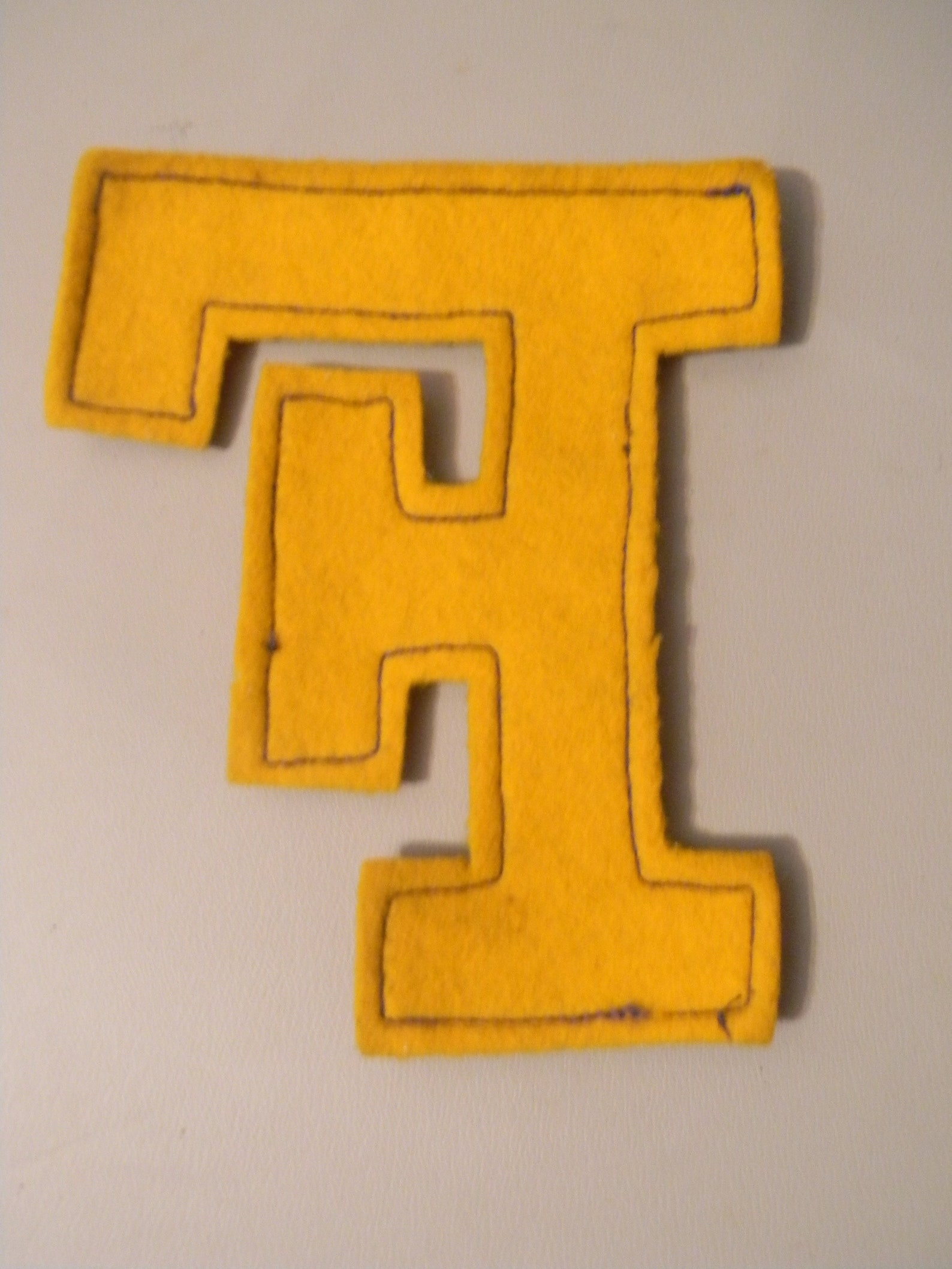 Vintage Lettermans Sweater Felt Letter F - Etsy