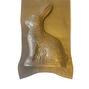 Vintage Large Tin Easter Rabbit Chocolate Mold - Etsy