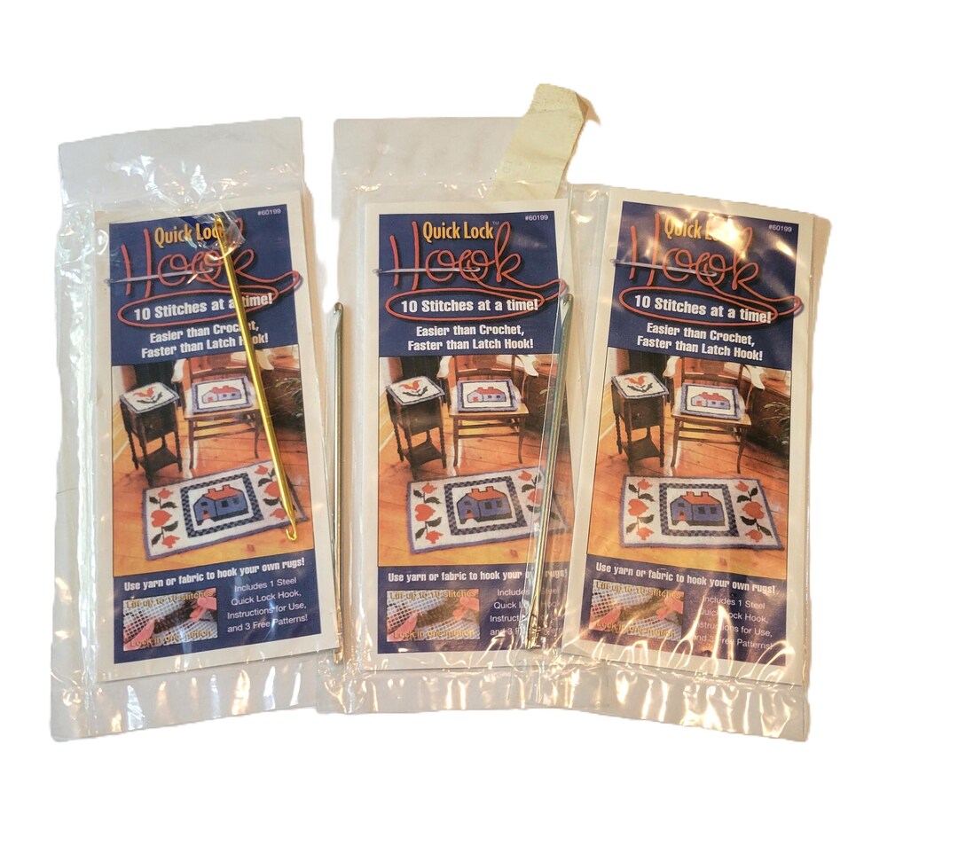 The Quick Lock Hook Rug Hooking Tool Made in England - Etsy