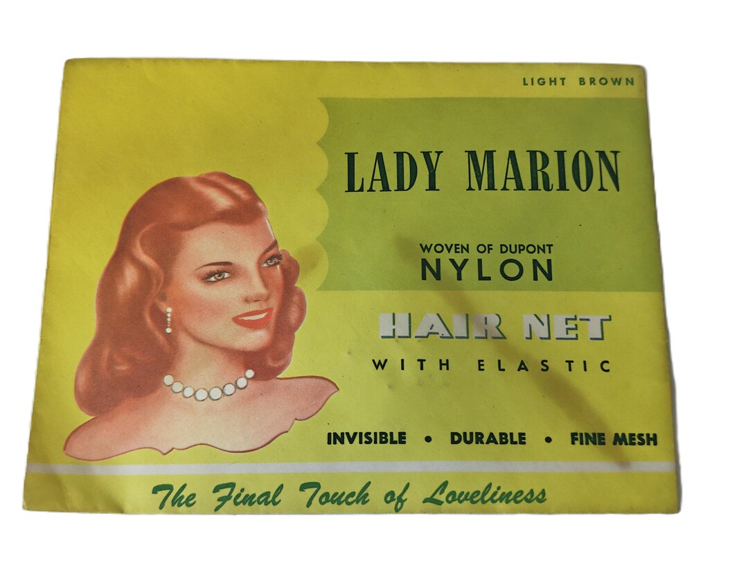 Vintage Lady Marion Nylon Hair Net in Light Brown - Etsy