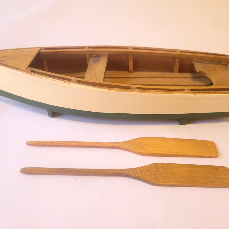 Wooden Row Boat - Etsy