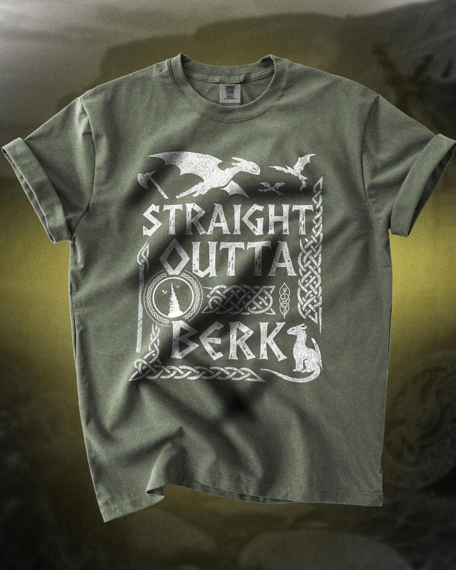 Straight Outta Berk T-shirt - Etsy