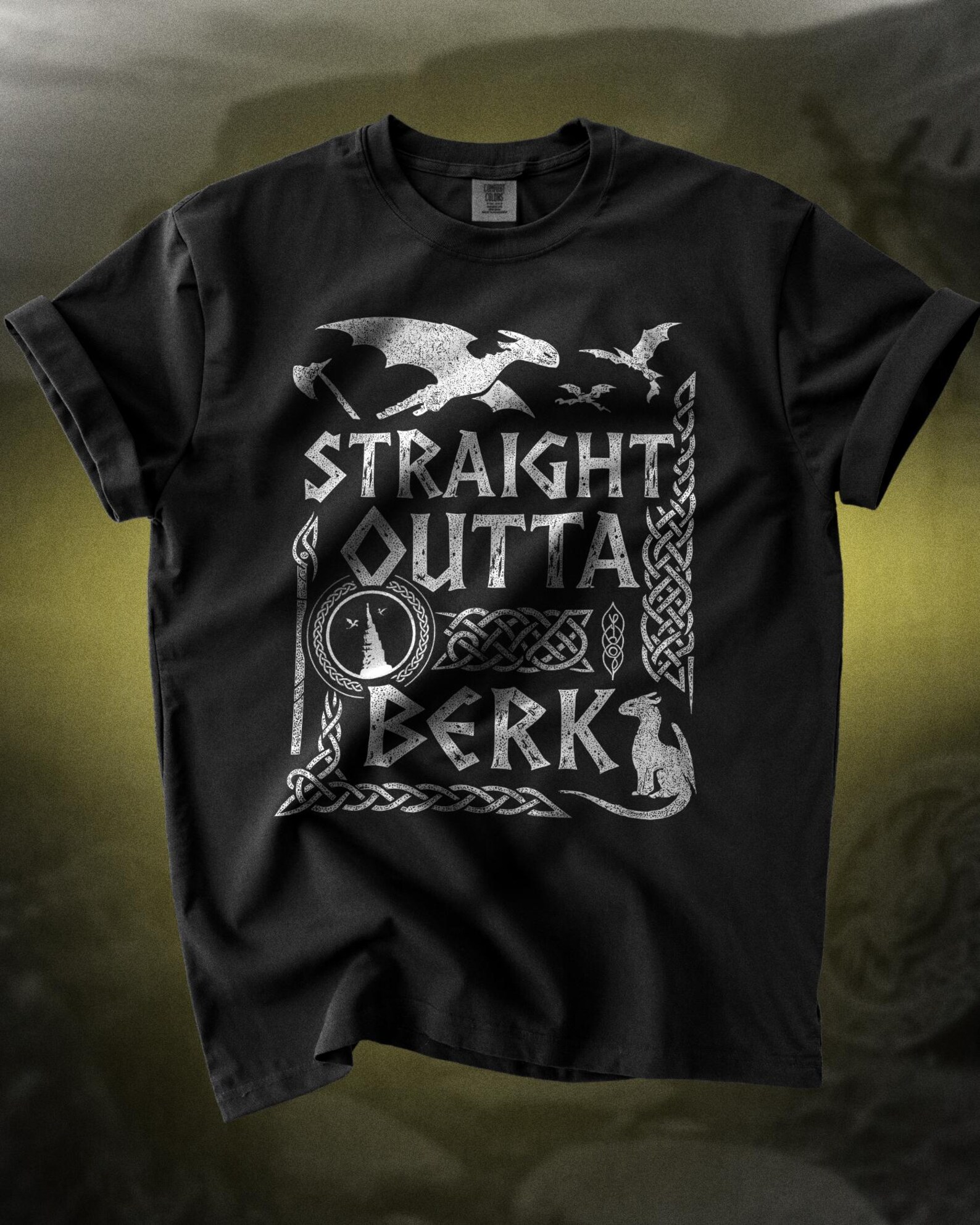 Straight Outta Berk T-shirt - Etsy