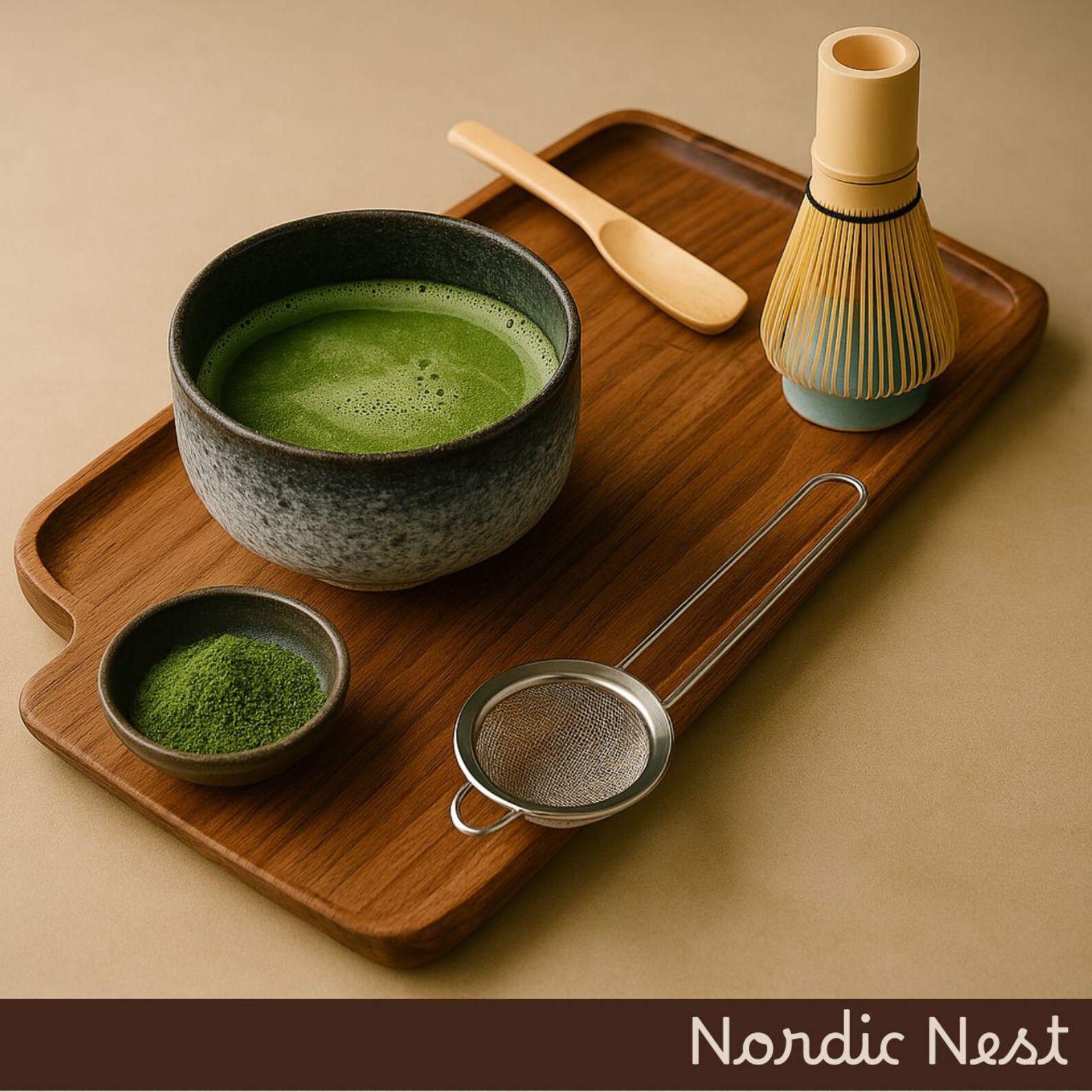 Japanese Matcha Tea Set - 6pcs Traditional Tea Ceremony Tools for ...