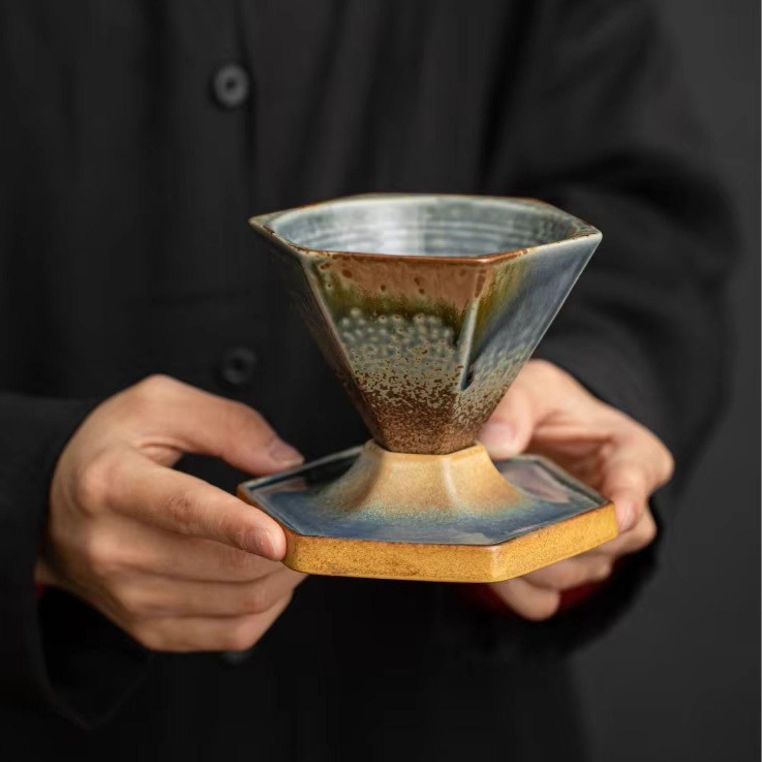 Triangular Coffee Mug With Base - Etsy