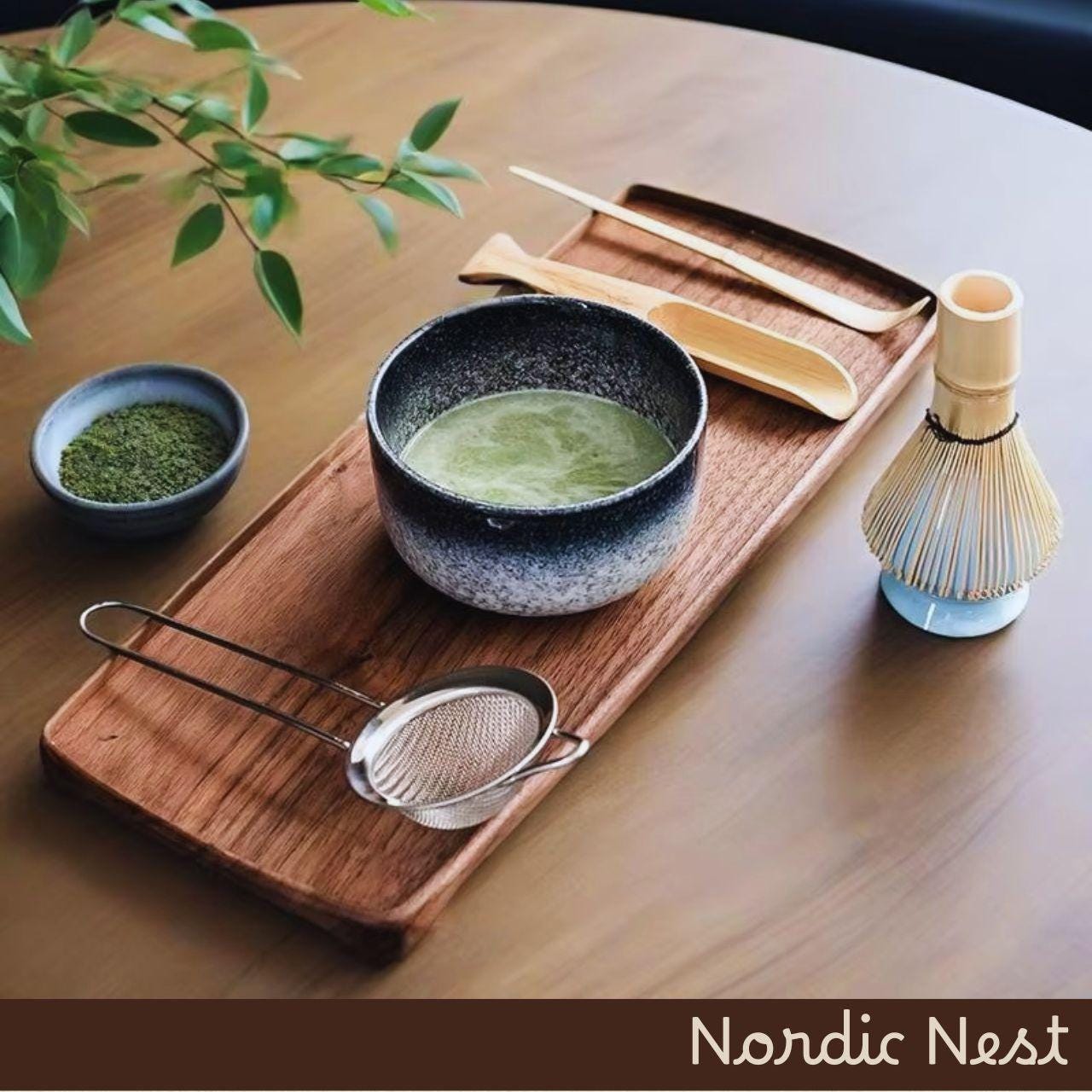 Japanese Matcha Tea Set - 6pcs Traditional Tea Ceremony Tools for ...