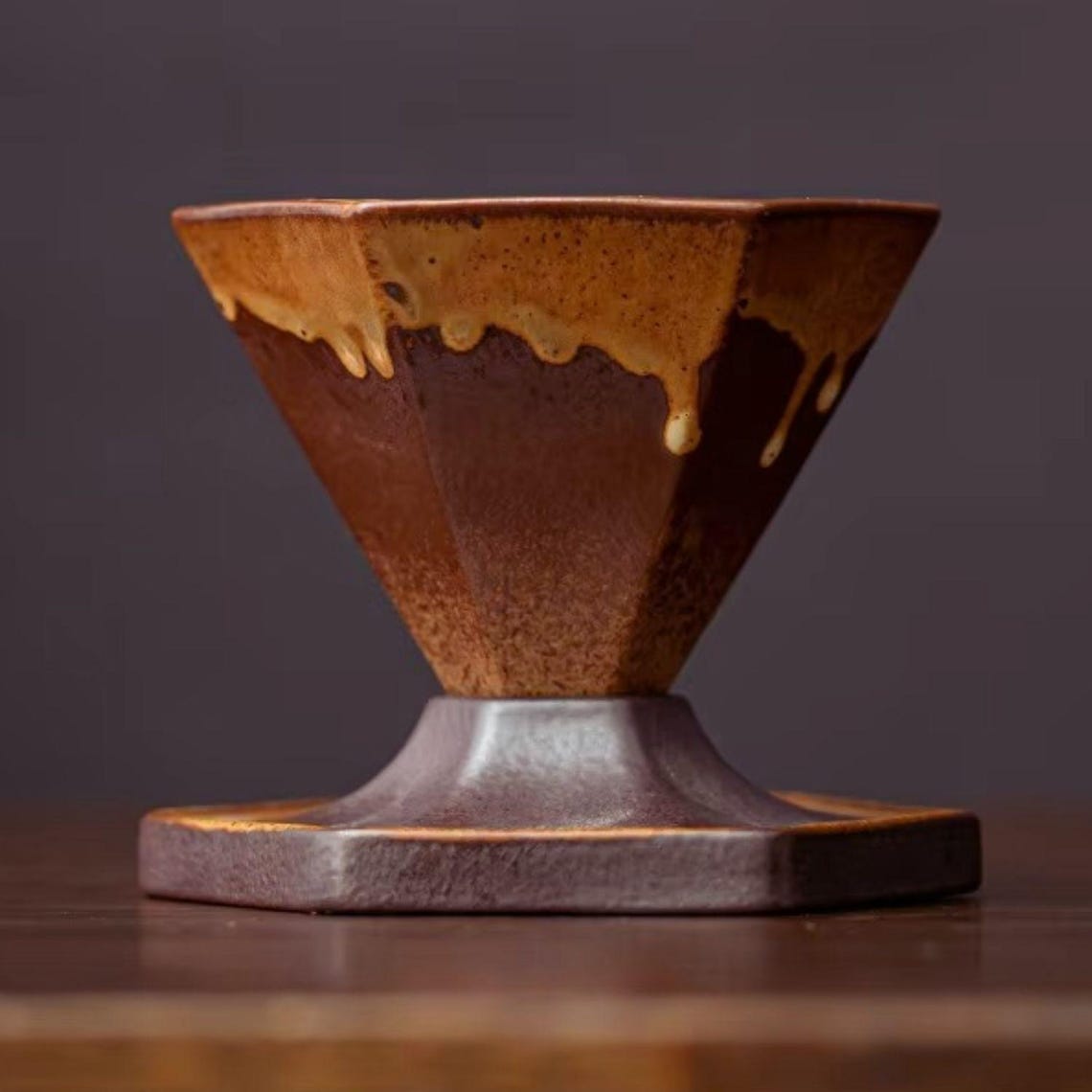 Triangular Coffee Mug With Base - Etsy