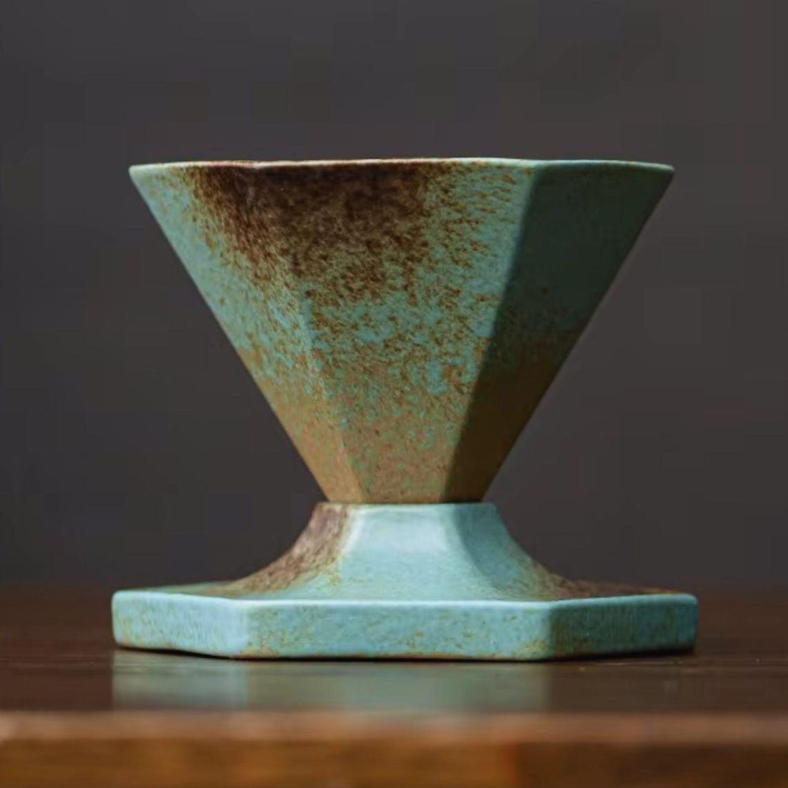 Triangular Coffee Mug With Base - Etsy