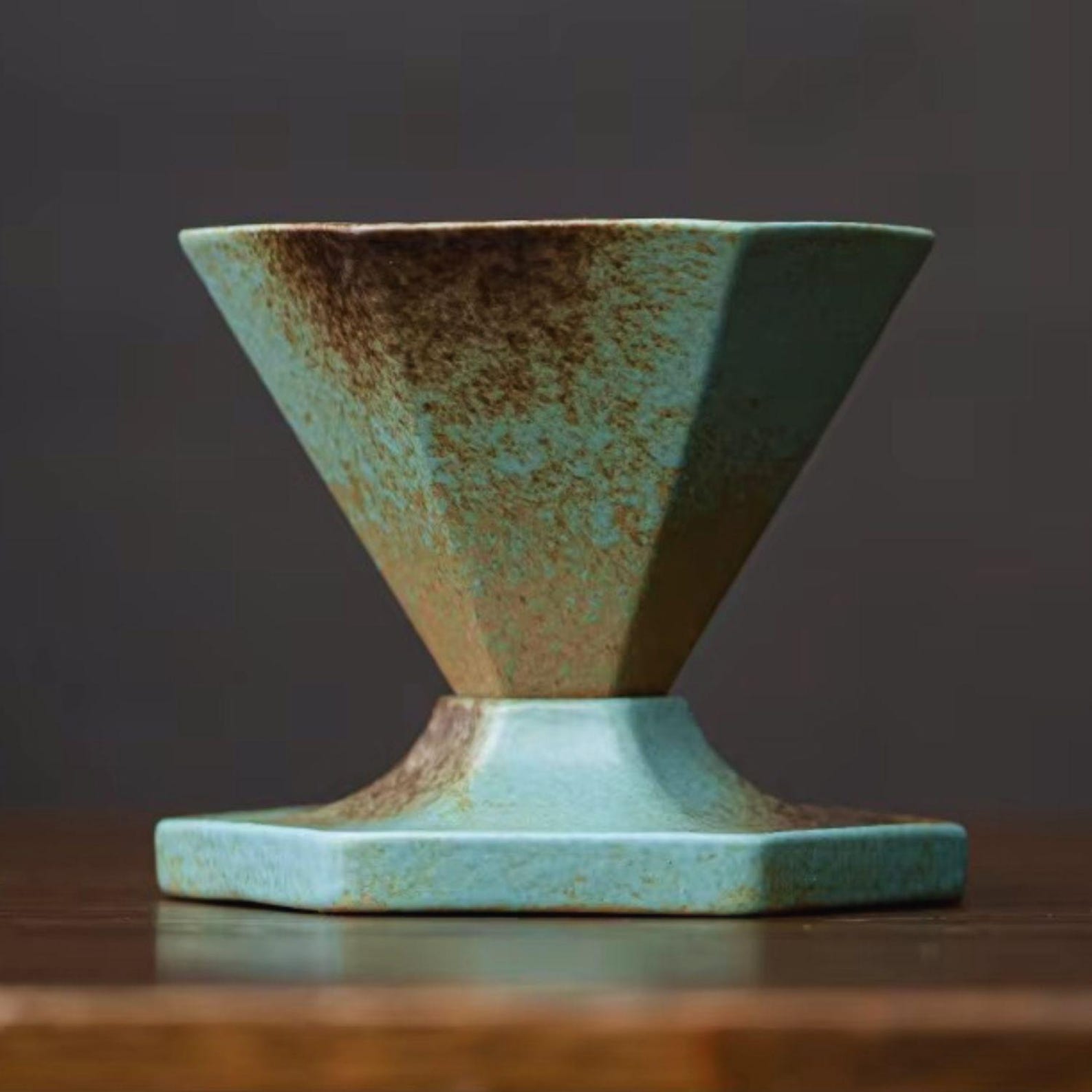 Triangular Coffee Mug With Base - Etsy
