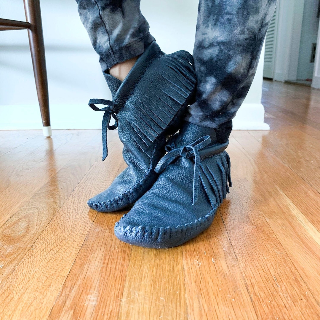 Handmade Moccasins | Indigenous Maker | Handmade Moccasins | Fringe ...