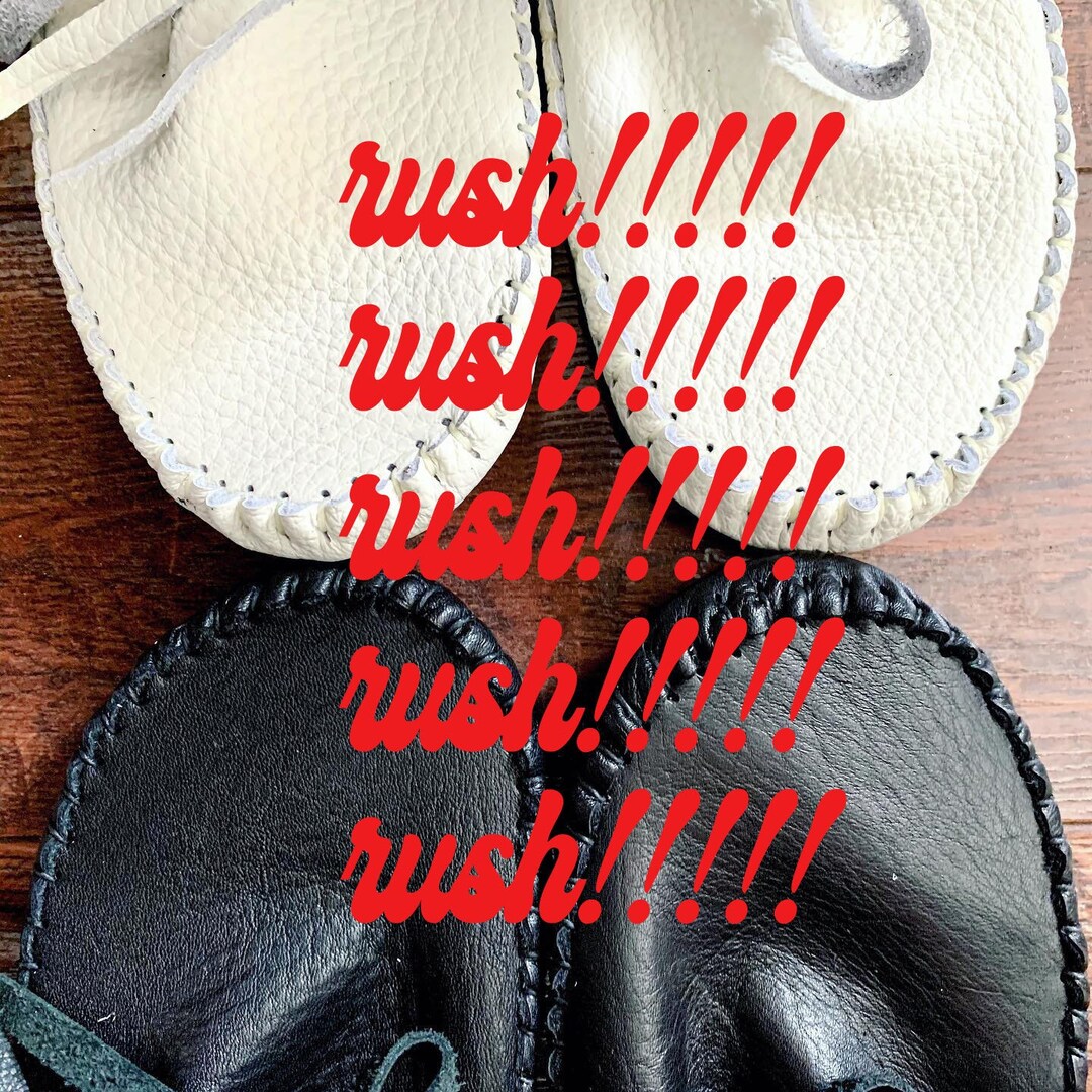 Rush My Moccs, Add-on for Sassybrass Custom Moccasins Only - Etsy
