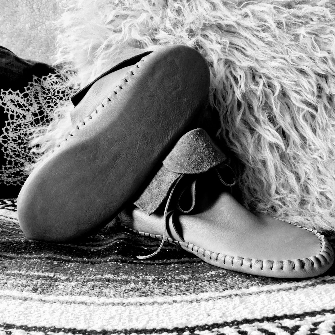 Double Leather Outer Sole Add-on for Sassybrass Custom Moccasins Only ...