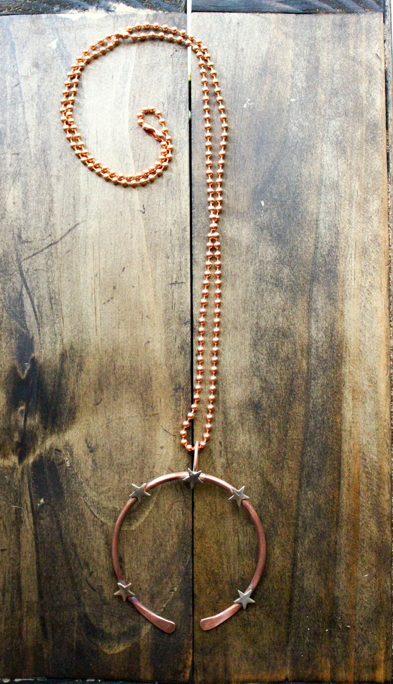 Naja Necklace Naja Minimalist Star Pendant Handforged - Etsy