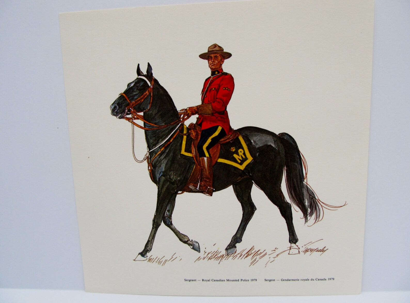 11 Mounted Police prints Historical illustrations by artist | Etsy