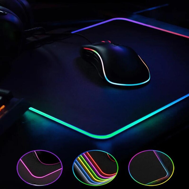 Sailor Moon RGB Desk Mat - Kawaii Luna & Artemis Cats Gaming Desk Mat ...