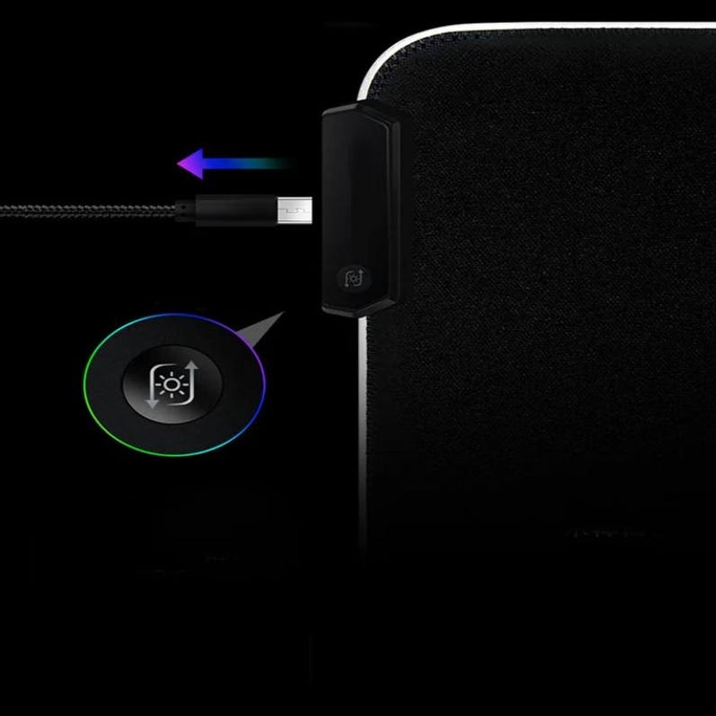 Sailor Moon RGB Desk Mat - Kawaii Luna & Artemis Cats Gaming Desk Mat ...