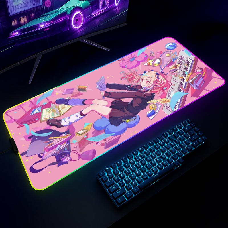 Anime Mouse Pad Girl - Etsy