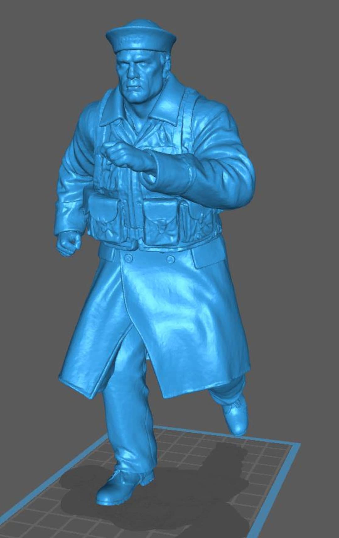 Running Sailor/seaman 3D Model With Life Jacket STL File | Dynamic ...